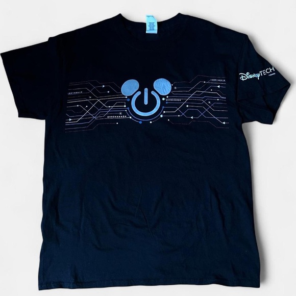Disney | Tops | Disney Tech Software Mickey Logo Raretron Y2k Tech ...